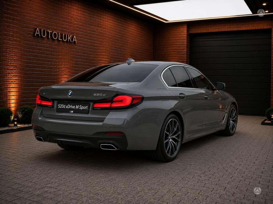 Pelēks BMW 520 2020 Marijampole, ar dzinēja tilpumu 2.00 L un nobraukumu 154 tūkst. km par 34606 €, foto 5 vietnē AUTOMOTO.COM.LV