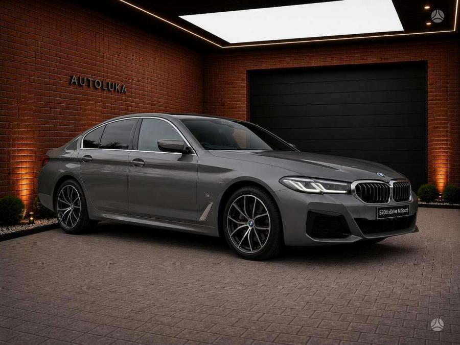Pelēks BMW 520 2020 Marijampole, ar dzinēja tilpumu 2.00 L un nobraukumu 154 tūkst. km par 34606 €, foto 9 vietnē AUTOMOTO.COM.LV