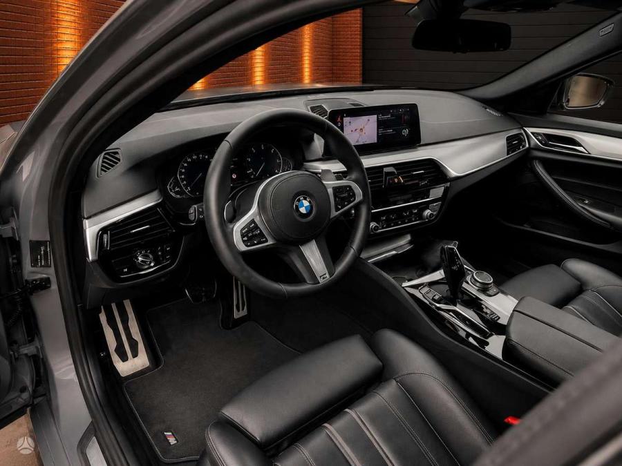 Pelēks BMW 520 2020 Marijampole, ar dzinēja tilpumu 2.00 L un nobraukumu 154 tūkst. km par 34606 €, foto 11 vietnē AUTOMOTO.COM.LV