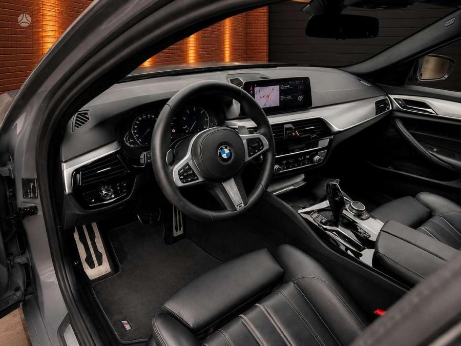 Pelēks BMW 520 2020 Marijampole, ar dzinēja tilpumu 2.00 L un nobraukumu 154 tūkst. km par 34485 €, foto 14 vietnē AUTOMOTO.COM.LV