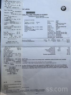 Pelēks BMW 520 2022 Rīga, ar dzinēja tilpumu 2.00 L un nobraukumu 57 tūkst. km par 29900 €, foto 31 vietnē AUTOMOTO.COM.LV