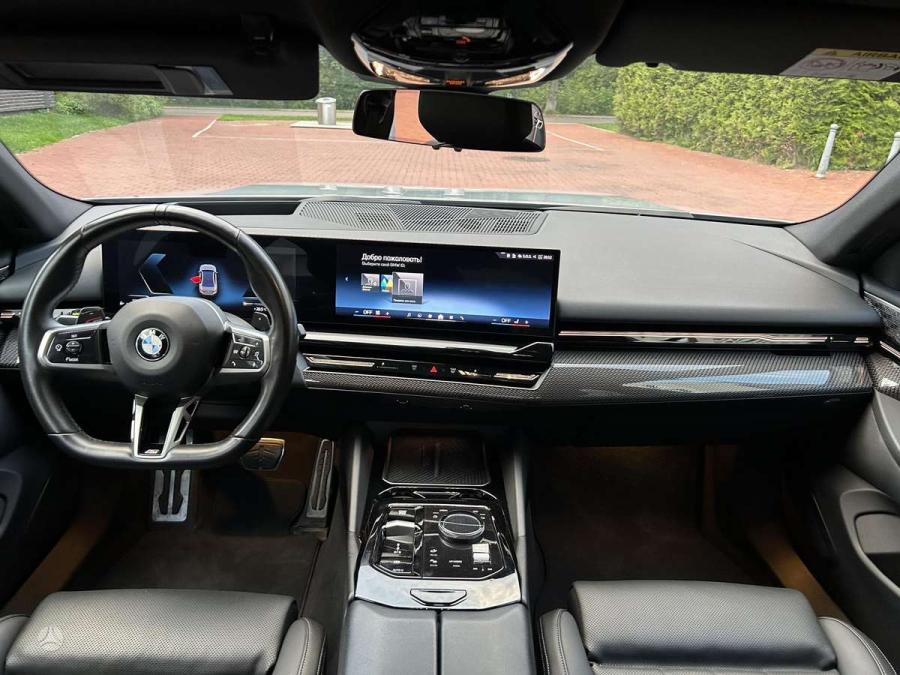 Pelēks BMW 520 2024 Viļņa, ar dzinēja tilpumu 2.00 L un nobraukumu 76 tūkst. km par 55000 €, foto 17 vietnē AUTOMOTO.COM.LV
