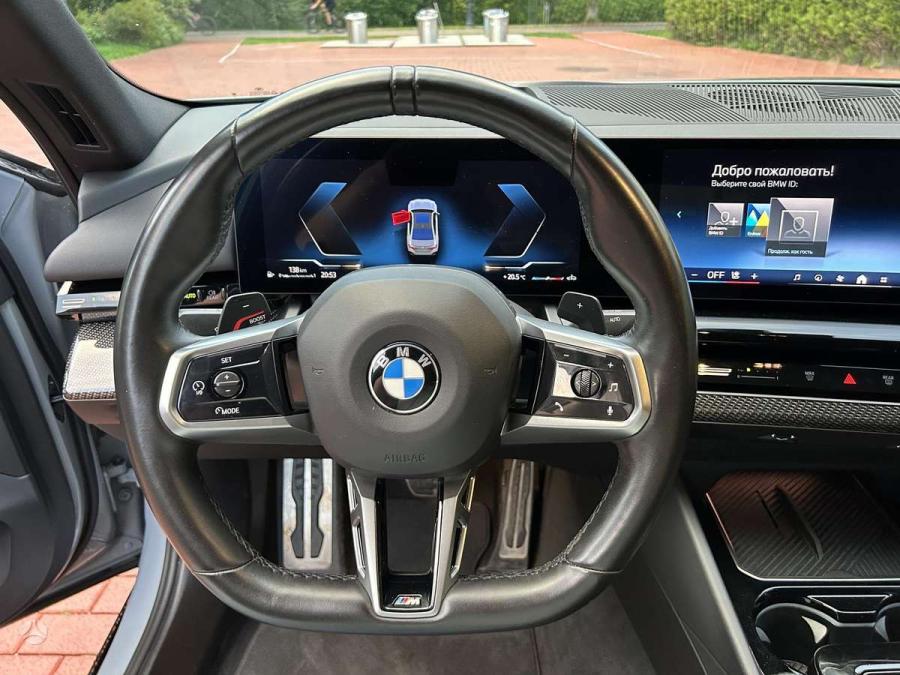 Pelēks BMW 520 2024 Viļņa, ar dzinēja tilpumu 2.00 L un nobraukumu 76 tūkst. km par 55000 €, foto 18 vietnē AUTOMOTO.COM.LV