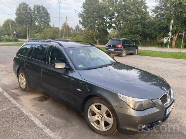 Grey BMW 520 2006 in Cesis, with an engine capacity of 2.00 L and mileage of 315 thousand km for 4700 €, photo 3 on AUTOMOTO.COM.LV