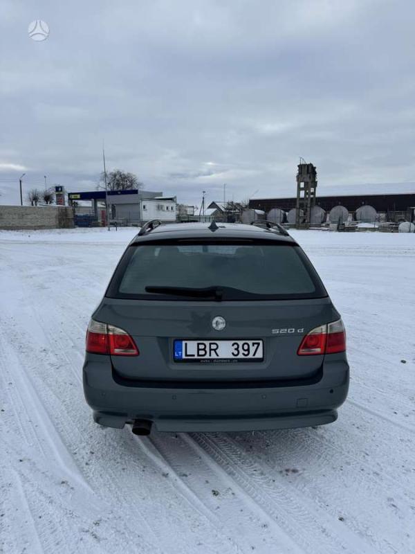 Pelēks BMW 520 2006 Klaipėda, ar dzinēja tilpumu 2.00 L un nobraukumu 400 tūkst. km par 2150 €, foto 6 vietnē AUTOMOTO.COM.LV