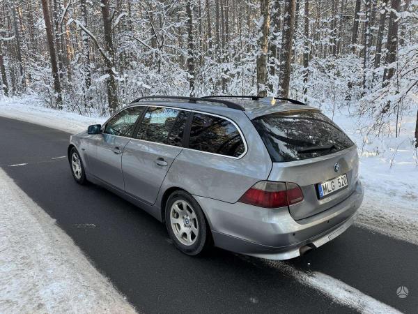Grey BMW 520 2006 in Klaipeda, with an engine capacity of 2.00 L and mileage of 438 thousand km for 1950 €, photo 4 on AUTOMOTO.COM.LV