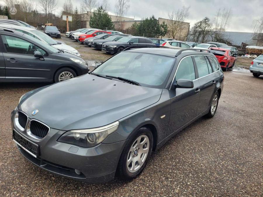 Grey BMW 520 2006 in Telschi, with an engine capacity of 2.00 L and mileage of 300 thousand km for 4150 €, photo 4 on AUTOMOTO.COM.LV