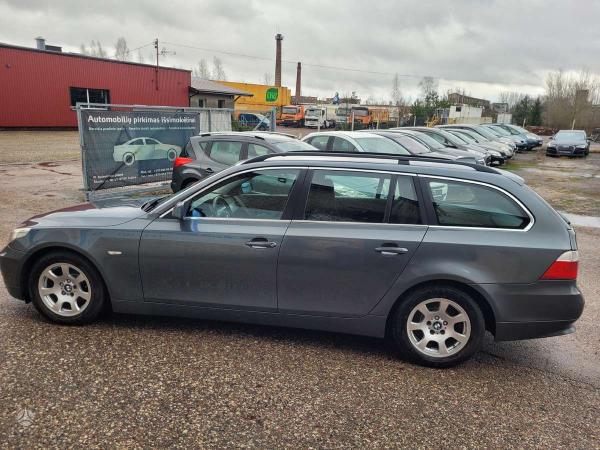 Grey BMW 520 2006 in Telschi, with an engine capacity of 2.00 L and mileage of 300 thousand km for 4150 €, photo 6 on AUTOMOTO.COM.LV
