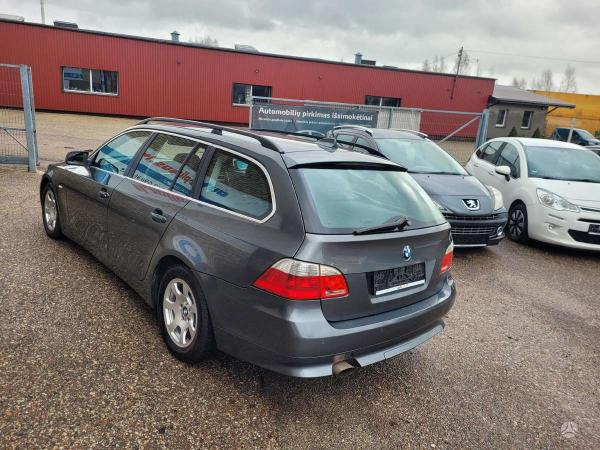 Grey BMW 520 2006 in Telschi, with an engine capacity of 2.00 L and mileage of 300 thousand km for 4150 €, photo 7 on AUTOMOTO.COM.LV