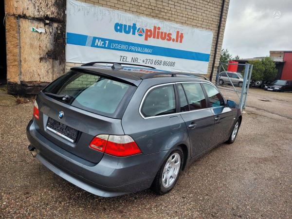 Grey BMW 520 2006 in Telschi, with an engine capacity of 2.00 L and mileage of 300 thousand km for 4150 €, photo 10 on AUTOMOTO.COM.LV