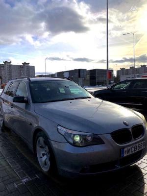 Pelēks BMW 520 2006 Kauņa, ar dzinēja tilpumu 2.00 L un nobraukumu 357 tūkst. km par 2500 €, foto  vietnē AUTOMOTO.COM.LV