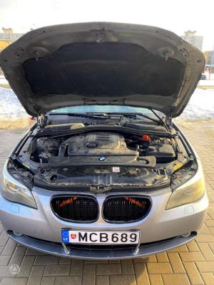 Grey BMW 520 2006 in Kaunas, with an engine capacity of 2.00 L and mileage of 357 thousand km for 2500 €, photo 15 on AUTOMOTO.COM.LV