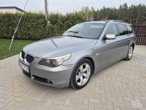Grey BMW 520 2006 in Jonava, with an engine capacity of 2.00 L and mileage of 353 thousand km for 3500 €, photo 1 on AUTOMOTO.COM.LV
