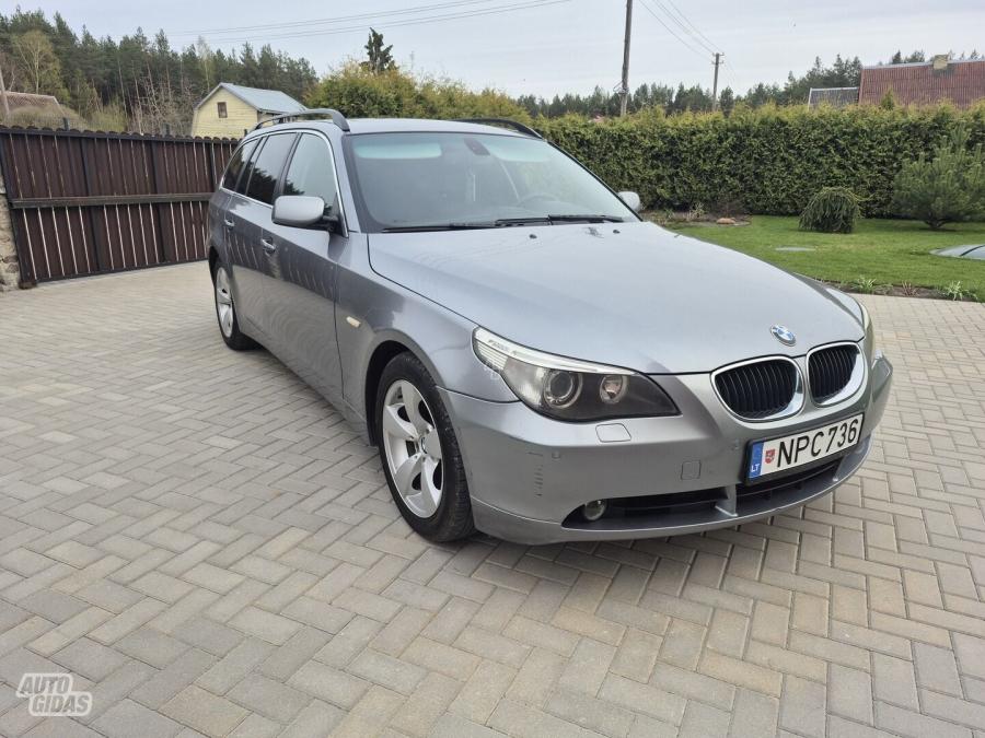 Grey BMW 520 2006 in Jonava, with an engine capacity of 2.00 L and mileage of 353 thousand km for 3500 €, photo 4 on AUTOMOTO.COM.LV