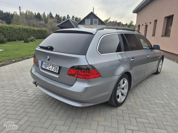Grey BMW 520 2006 in Jonava, with an engine capacity of 2.00 L and mileage of 353 thousand km for 3500 €, photo 8 on AUTOMOTO.COM.LV
