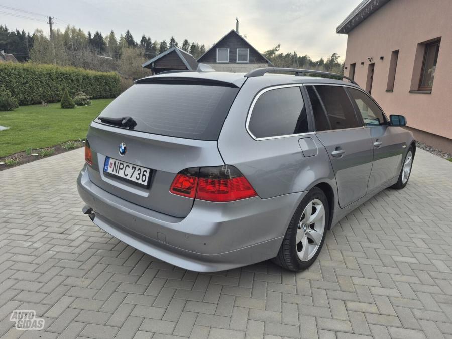 Grey BMW 520 2006 in Jonava, with an engine capacity of 2.00 L and mileage of 353 thousand km for 3500 €, photo 9 on AUTOMOTO.COM.LV