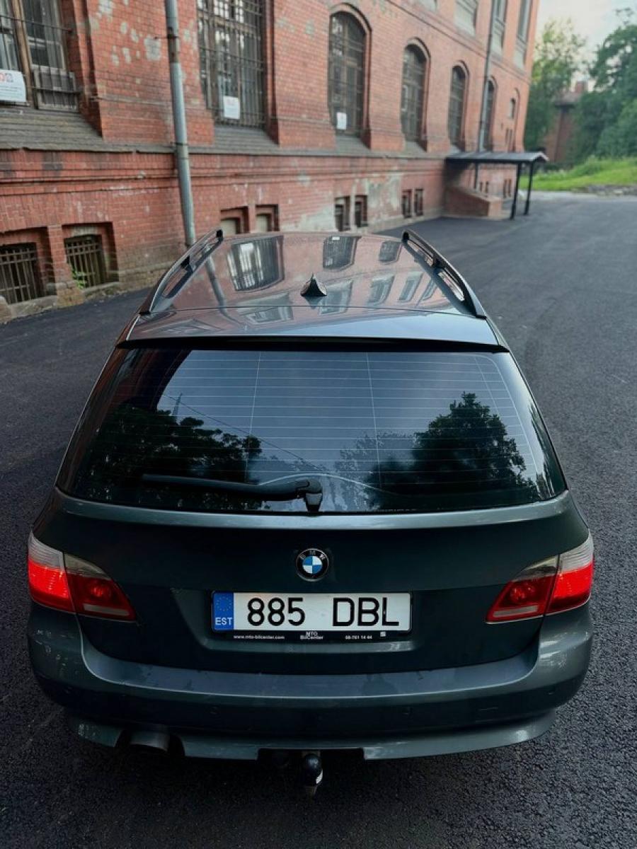 Pelēks BMW 520 2006 Narva, ar dzinēja tilpumu 2.00 L un nobraukumu 387 tūkst. km par 3900 €, foto 17 vietnē AUTOMOTO.COM.LV