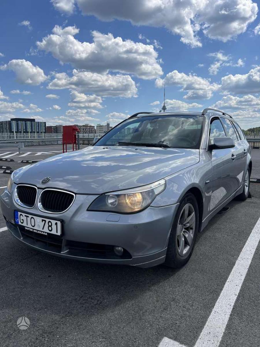 Pelēks BMW 520 2006 Viļņa, ar dzinēja tilpumu 2.00 L un nobraukumu 339 tūkst. km par 2700 €, foto 3 vietnē AUTOMOTO.COM.LV