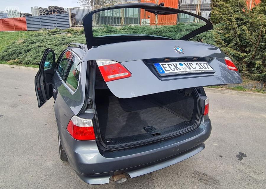 Pelēks BMW 520 2006 Kauņa, ar dzinēja tilpumu 2.00 L un nobraukumu 360 tūkst. km par 2950 €, foto 10 vietnē AUTOMOTO.COM.LV