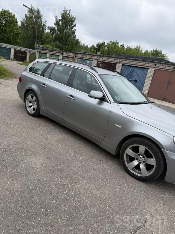 Pelēks BMW 520 2006 Rīga, ar dzinēja tilpumu 2.00 L un nobraukumu 208 tūkst. km par 2200 €, foto 2 vietnē AUTOMOTO.COM.LV