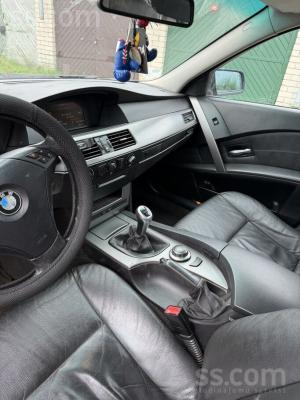 Grey BMW 520 2006 in Riga, with an engine capacity of 2.00 L and mileage of 208 thousand km for 2200 €, photo 8 on AUTOMOTO.COM.LV
