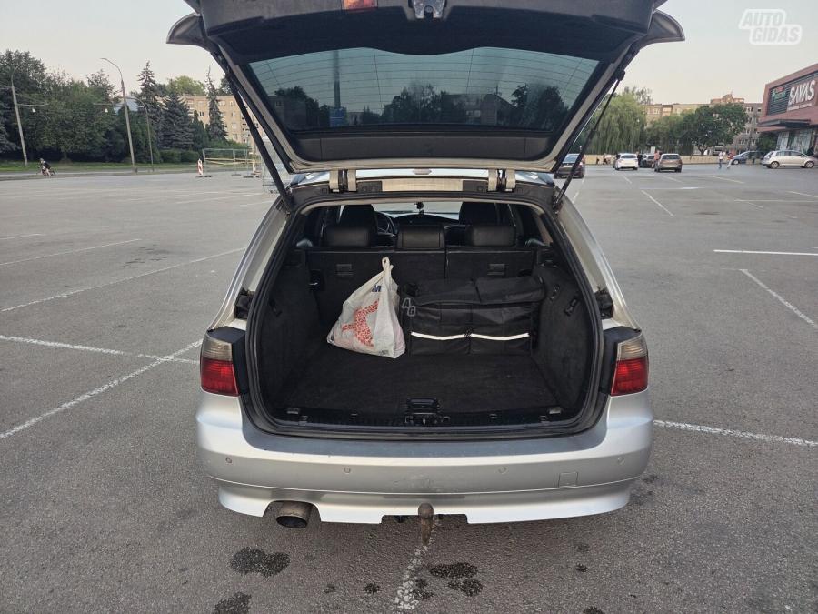 Grey BMW 520 2006 in Kaunas, with an engine capacity of 2.00 L and mileage of 410 thousand km for 2099 €, photo 15 on AUTOMOTO.COM.LV