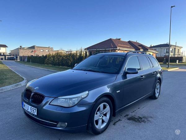 Pelēks BMW 520 2007 Viļņa, ar dzinēja tilpumu 2.00 L un nobraukumu 350 tūkst. km par 2900 €, foto 5 vietnē AUTOMOTO.COM.LV