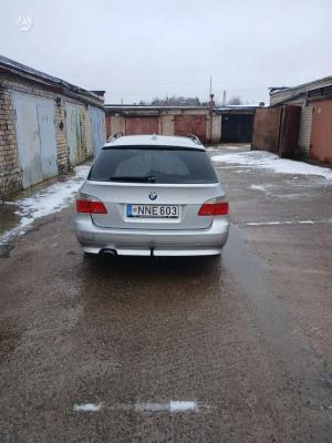 Grey BMW 520 2007 in Visaginas, with an engine capacity of 2.00 L and mileage of 311 thousand km for 3900 €, photo 6 on AUTOMOTO.COM.LV