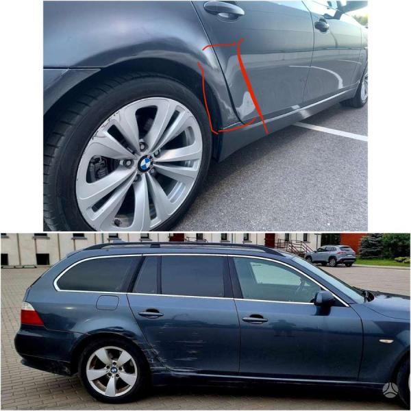 Pelēks BMW 520 2007 Kauņa, ar dzinēja tilpumu 2.00 L un nobraukumu 355 tūkst. km par 3499 €, foto 10 vietnē AUTOMOTO.COM.LV