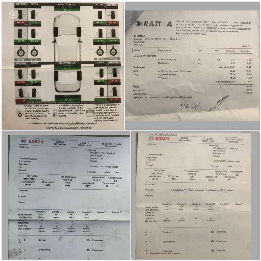 Серый БМВ 520 2007 в Каунас, объемом двигателя 2.00 л и пробегом 355 тыс. км за 3499 €, фото 15 на AUTOMOTO.COM.LV