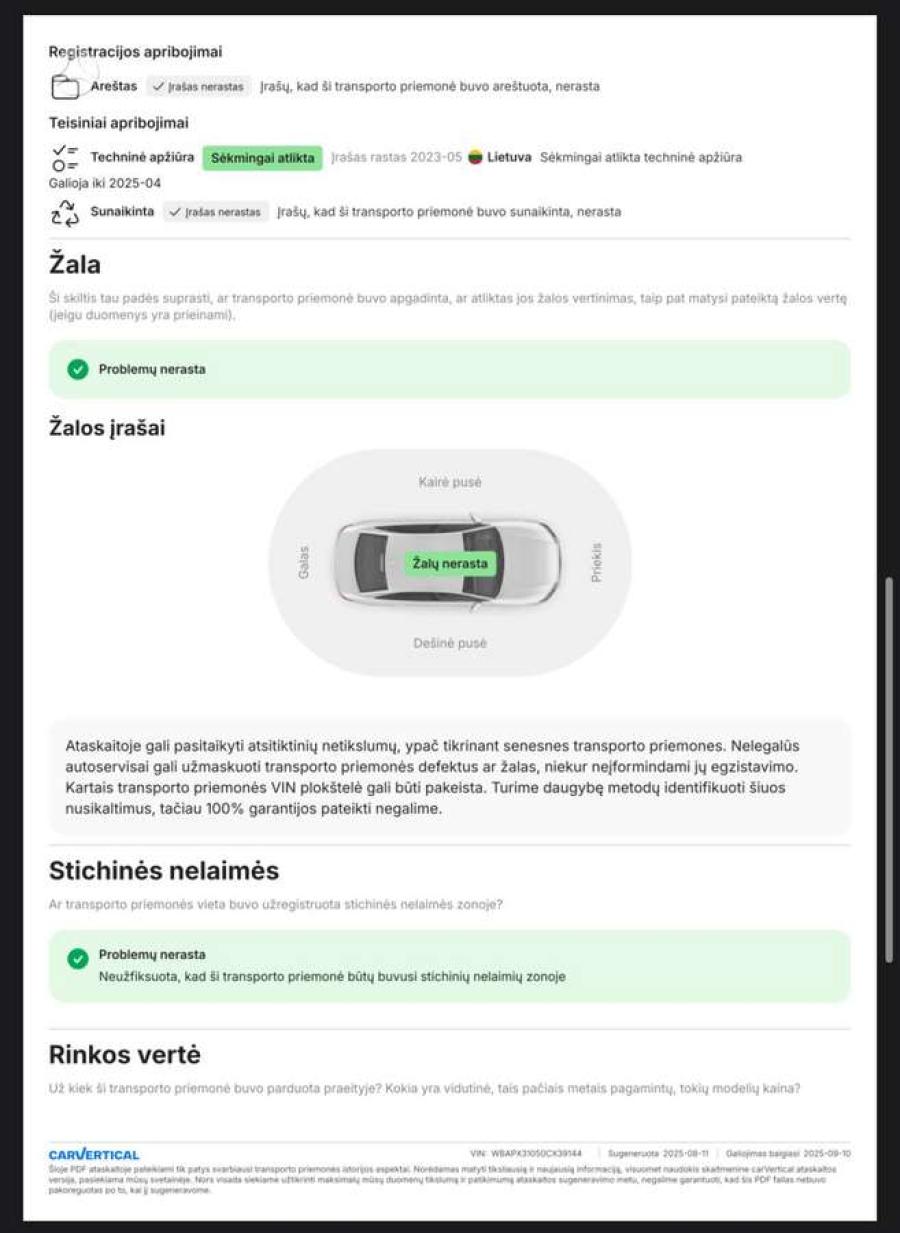 Серый БМВ 520 2007 в Каунас, объемом двигателя 2.00 л и пробегом 355 тыс. км за 3499 €, фото 19 на AUTOMOTO.COM.LV