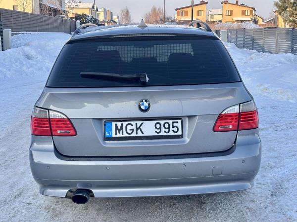 Pelēks BMW 520 2007 Viļņa, ar dzinēja tilpumu 2.00 L un nobraukumu 295 tūkst. km par 4500 €, foto 4 vietnē AUTOMOTO.COM.LV