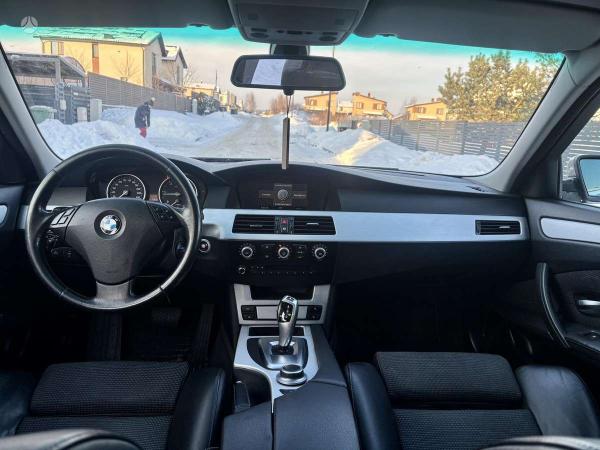 Pelēks BMW 520 2007 Viļņa, ar dzinēja tilpumu 2.00 L un nobraukumu 295 tūkst. km par 4500 €, foto 9 vietnē AUTOMOTO.COM.LV