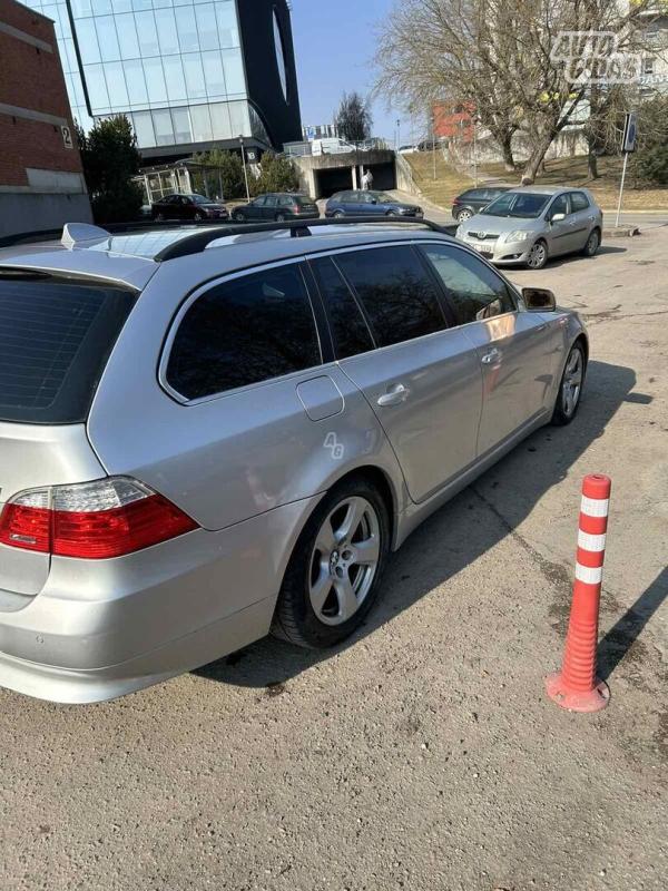 Grey BMW 520 2007 in Vilnius, with an engine capacity of 2.00 L and mileage of 411 thousand km for 1600 €, photo 5 on AUTOMOTO.COM.LV
