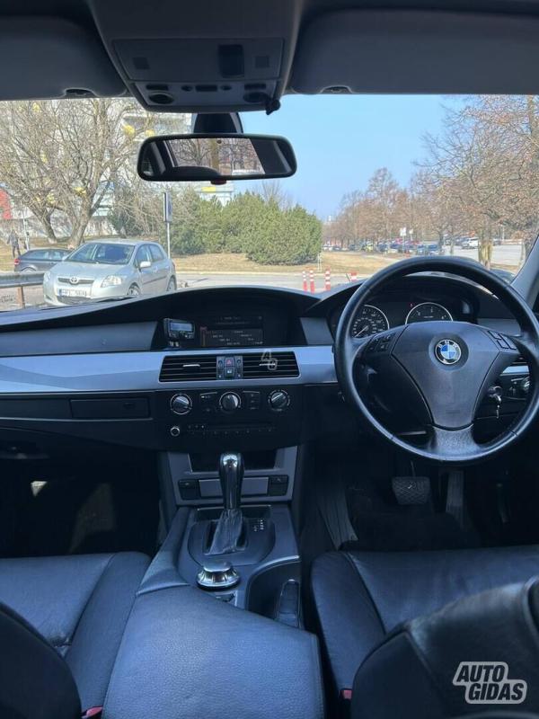 Grey BMW 520 2007 in Vilnius, with an engine capacity of 2.00 L and mileage of 411 thousand km for 1600 €, photo 8 on AUTOMOTO.COM.LV