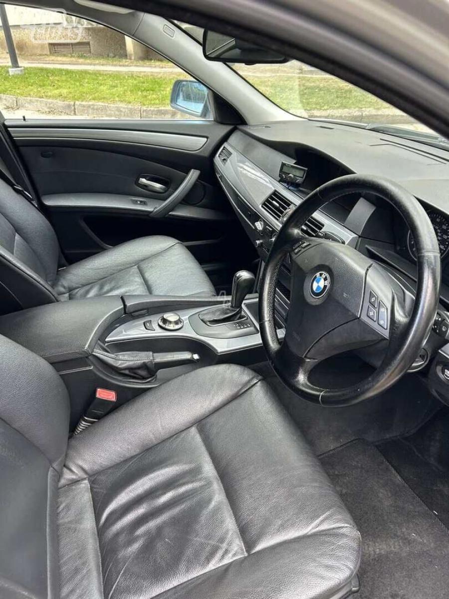 Pelēks BMW 520 2007 Viļņa, ar dzinēja tilpumu 2.00 L un nobraukumu 416 tūkst. km par 1500 €, foto 12 vietnē AUTOMOTO.COM.LV