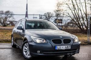 Grey BMW 520 2007 in Riga, with an engine capacity of 2.00 L and mileage of 388 thousand km for 4490 €, photo 3 on AUTOMOTO.COM.LV