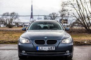Grey BMW 520 2007 in Riga, with an engine capacity of 2.00 L and mileage of 388 thousand km for 4490 €, photo 4 on AUTOMOTO.COM.LV
