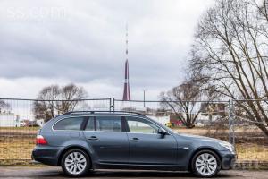 Grey BMW 520 2007 in Riga, with an engine capacity of 2.00 L and mileage of 388 thousand km for 4490 €, photo 6 on AUTOMOTO.COM.LV