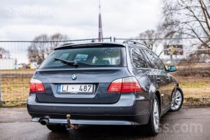 Grey BMW 520 2007 in Riga, with an engine capacity of 2.00 L and mileage of 388 thousand km for 4490 €, photo 8 on AUTOMOTO.COM.LV