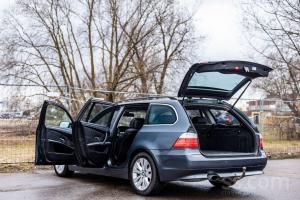 Grey BMW 520 2007 in Riga, with an engine capacity of 2.00 L and mileage of 388 thousand km for 4490 €, photo 10 on AUTOMOTO.COM.LV