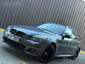 Grey BMW 520 2007 in Riga, with an engine capacity of 2.00 L and mileage of 0 thousand km for 2990 €, photo  on AUTOMOTO.COM.LV