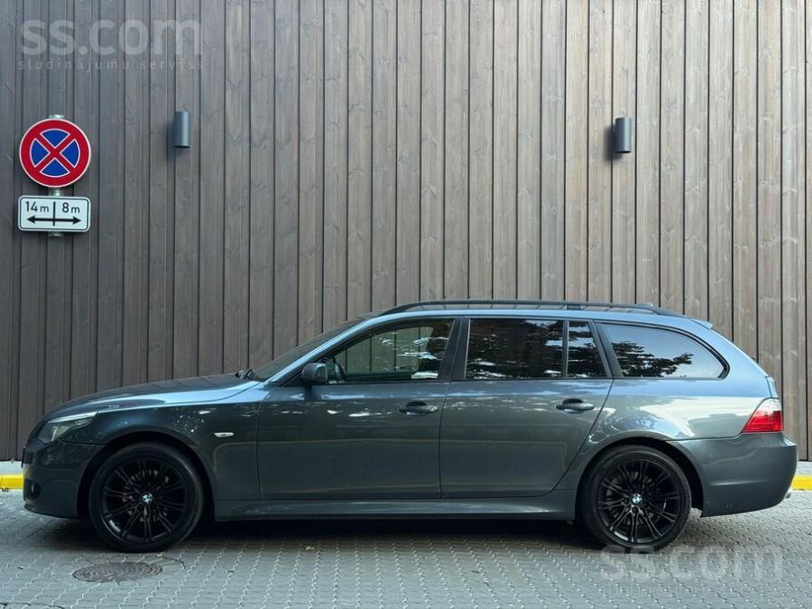 Grey BMW 520 2007 in Riga, with an engine capacity of 2.00 L and mileage of 0 thousand km for 2990 €, photo 4 on AUTOMOTO.COM.LV