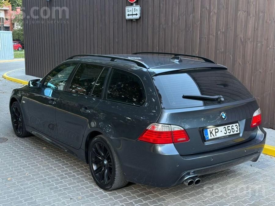 Grey BMW 520 2007 in Riga, with an engine capacity of 2.00 L and mileage of 0 thousand km for 2990 €, photo 5 on AUTOMOTO.COM.LV