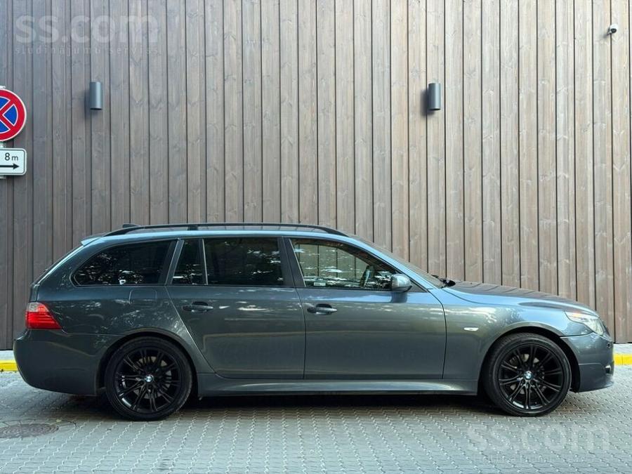 Grey BMW 520 2007 in Riga, with an engine capacity of 2.00 L and mileage of 0 thousand km for 2990 €, photo 7 on AUTOMOTO.COM.LV