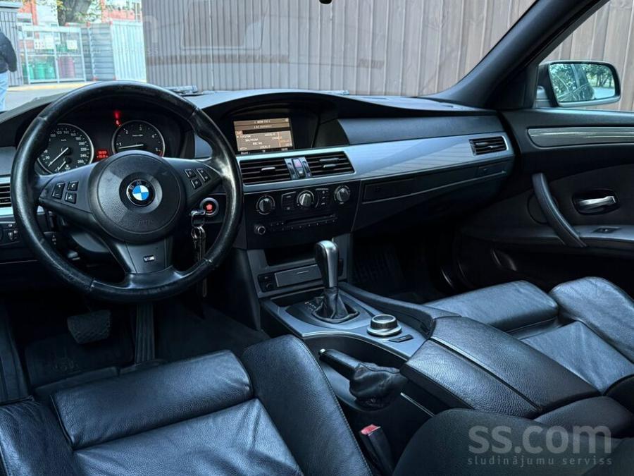 Grey BMW 520 2007 in Riga, with an engine capacity of 2.00 L and mileage of 0 thousand km for 2990 €, photo 12 on AUTOMOTO.COM.LV