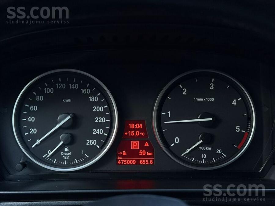 Grey BMW 520 2007 in Riga, with an engine capacity of 2.00 L and mileage of 0 thousand km for 2990 €, photo 17 on AUTOMOTO.COM.LV