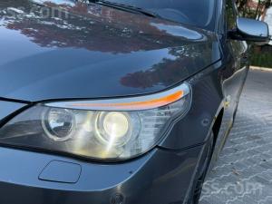 Grey BMW 520 2007 in Riga, with an engine capacity of 2.00 L and mileage of 0 thousand km for 2990 €, photo 22 on AUTOMOTO.COM.LV