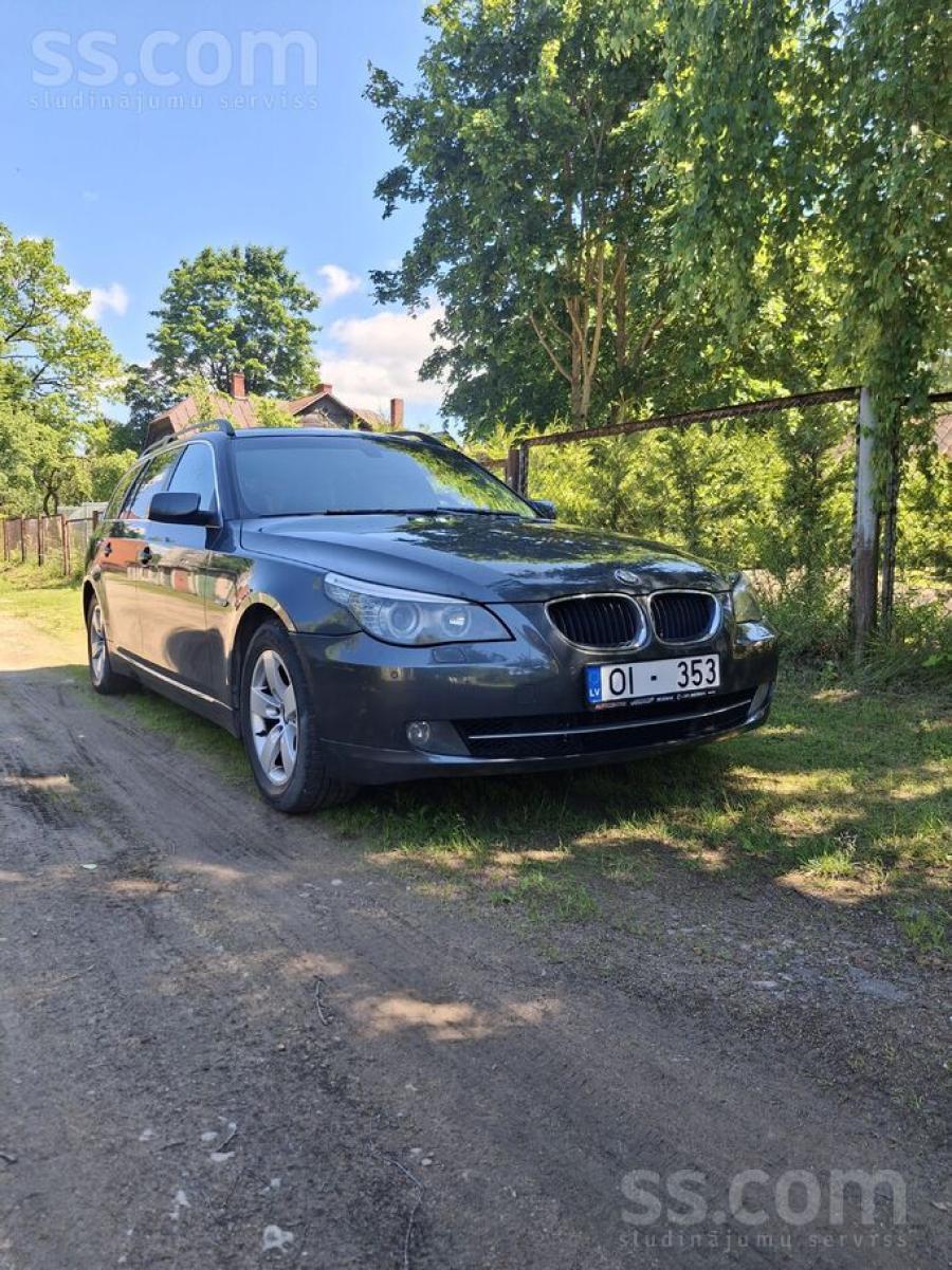 Серый БМВ 520 2007 в Екабпилс, объемом двигателя 2.00 л и пробегом 277 тыс. км за 4750 €, фото 1 на AUTOMOTO.COM.LV