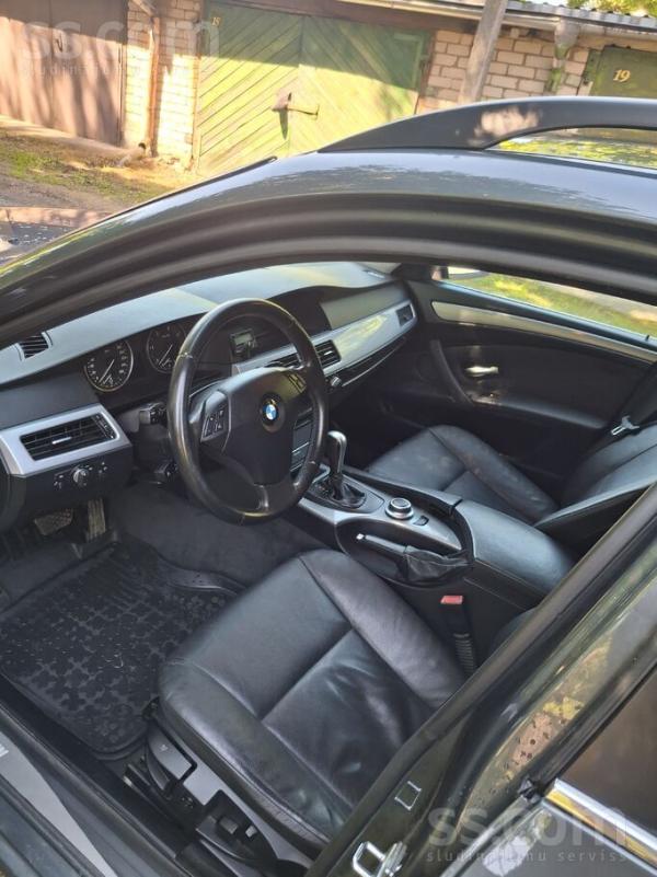 Pelēks BMW 520 2007 Jēkabpils, ar dzinēja tilpumu 2.00 L un nobraukumu 277 tūkst. km par 4750 €, foto 6 vietnē AUTOMOTO.COM.LV